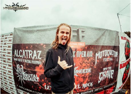 Interview with Ethan Trembath (bass) of Alien Weaponry at Bloodstock on ...